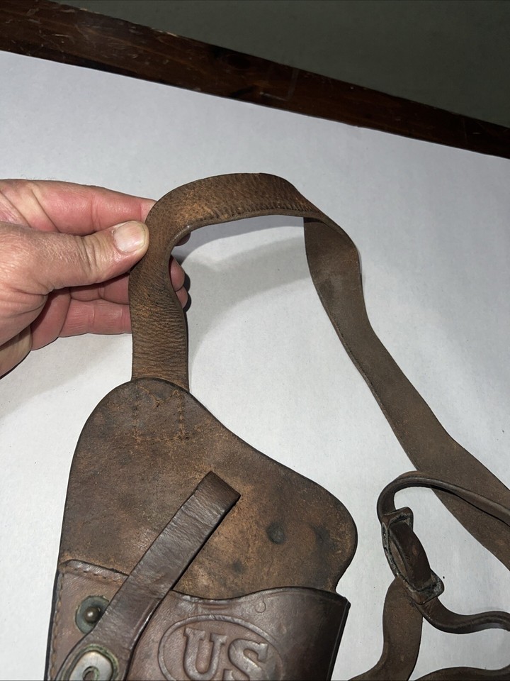 WWII US Army 1911 M7 Leather Shoulder Holster Colt Pistol BOYT 43 ...