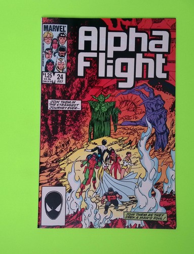 Alpha Flight #24 Vol. 1 1985 Marvel Comics 1st App High Grade Comic ...
