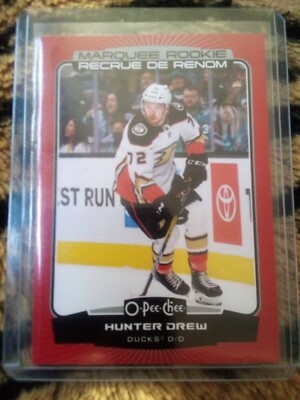 2022-23 O-Pee-Chee Marquee Rookies Red Border #585 Hunter Drew | eBay