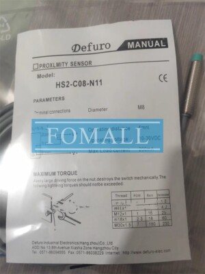 1PCS NEW FOR Defuro proximity switch sensor HS2-C08-N11 | eBay