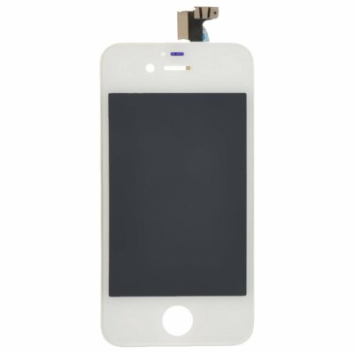 LCD Digitizer Frame Assembly for Apple iPhone 4S CDMA GSM White Front ...