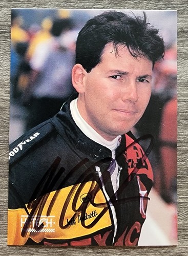 Jeffrey Andretti Signed 1992 Hi-Tech Racing Card Auto Indy Car LEGEND ...