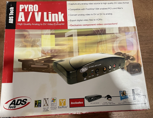 ADS Technologies PYRO A/V Link High Quality Analog to DV Video ...