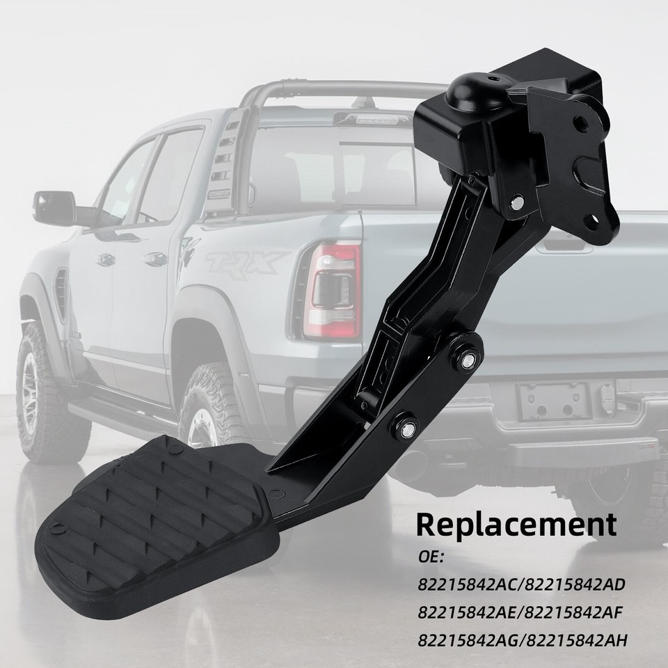 ⭐Rear Bumper Retractable Side Bed Step For 2019-2024 Ram 2500 3500 ...