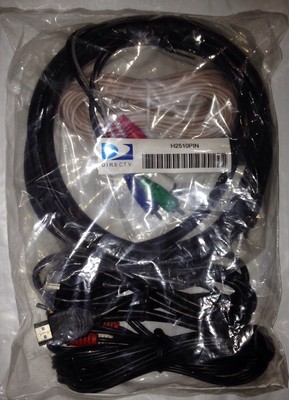 H25 Cablepk DirecTV Package Set HDMI +COMPONENT A/V CABLE 10PIN HD ...