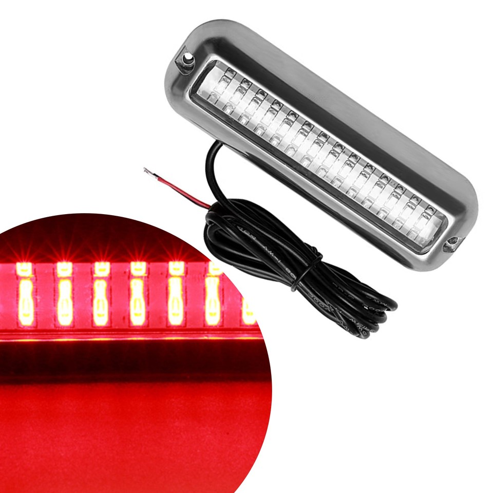 Underwater Boat Transom Light 42 LED Waterproof Lamp Marine Hardware ...