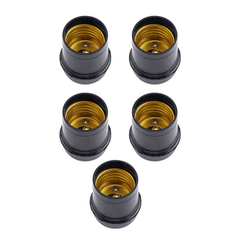 5Pcs E27 4A Light Bulb Lamp Holder Pendant Edison Screw Cap Socket ...
