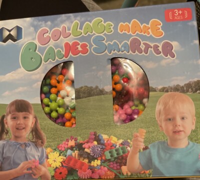 Baby Stem Stacking Toy 200 Pc Snowflake Building Block | eBay