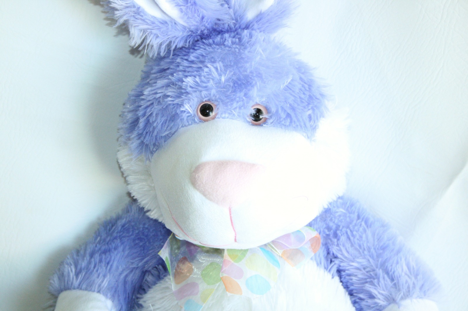 Large Plush Purple Easter Bunny Greenbriar Int Lovey Soft Stuffed ...
