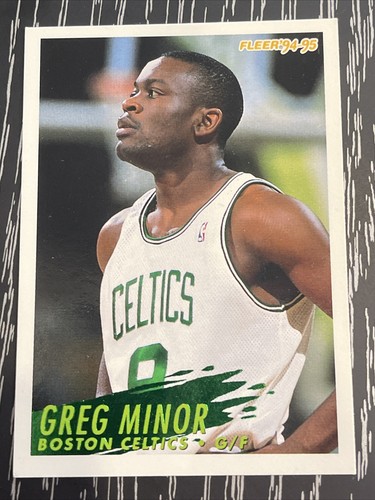 1994-95 Fleer Boston Celtics Basketball Card #248 Greg Minor Rookie | eBay