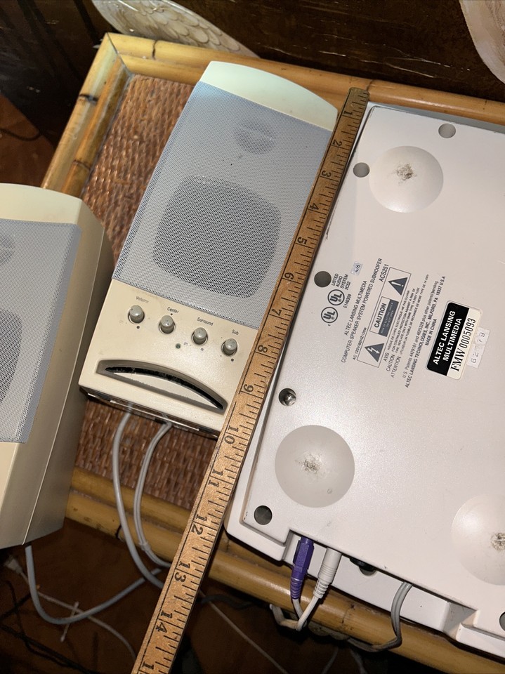 Gateway 2000 Altec Lansing ACS 410 computer speakers with subwoofer ...