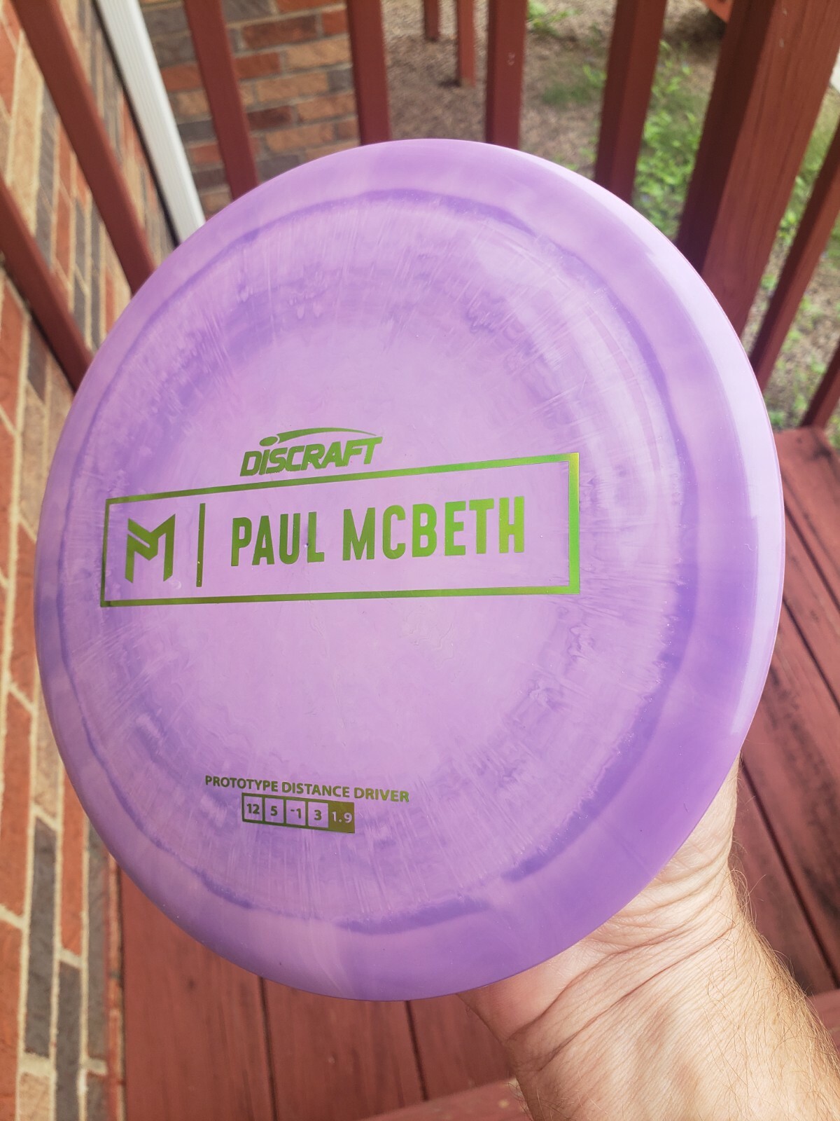 Prototype Zeus Paul Mcbeth Discraft Disc Golf | eBay