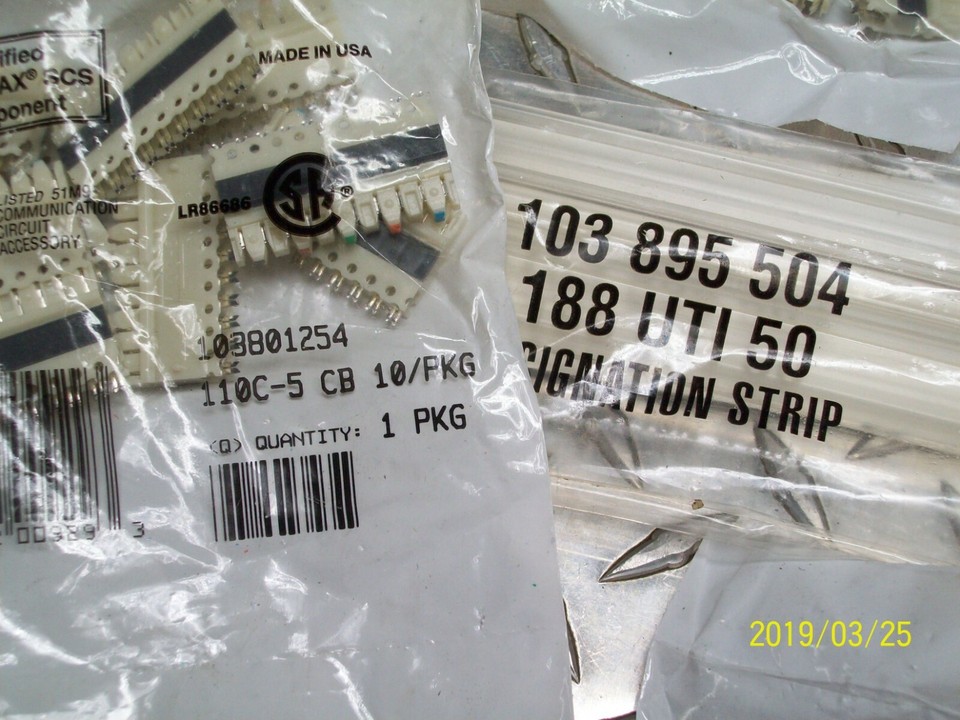 *LOT OF 60* NEW LUCENT TECHNOLOGIES CONNECTING BLOCKS , 110C-5 | eBay