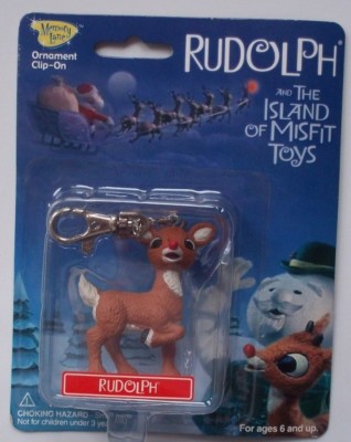 RUDOLPH Clip-On Keychain Ornament Island Misfit Toys Rudolph PLAYING ...