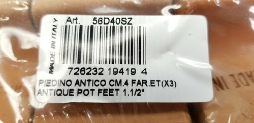 Antique Clay/Terra Cotta Pot/Planter/Vase Feet/Risers/Pedestals 1.5 ...