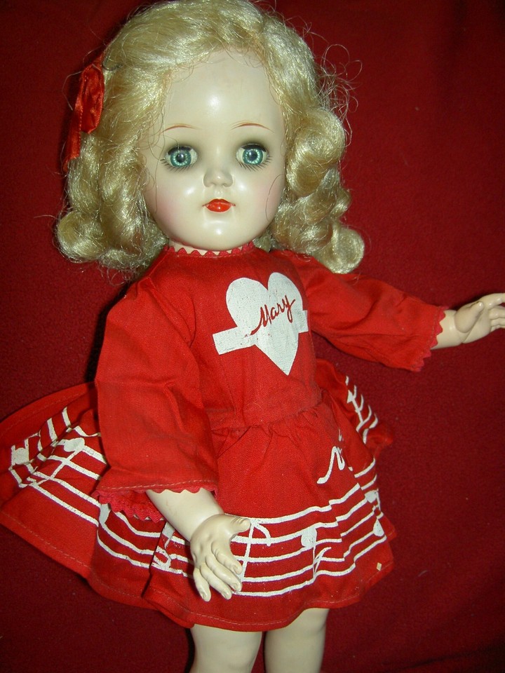 Mary Hartline Ideal TONI P91 doll 1949 all original in BLUE signature ...
