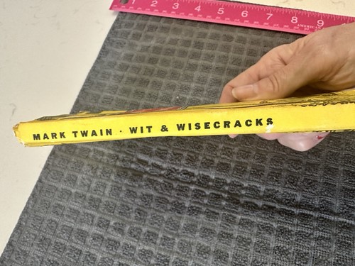 VTG Mark Twain Hardcover Book w DJ 1961 Wit & Wisecracks Humor | eBay