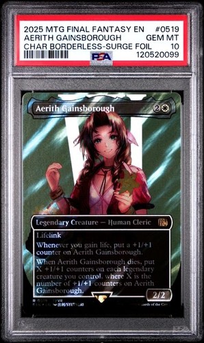 2025 MAGIC: THE GATHERING FINAL FANTASY #0519 AERITH GAINSBOROUGH PSA ...