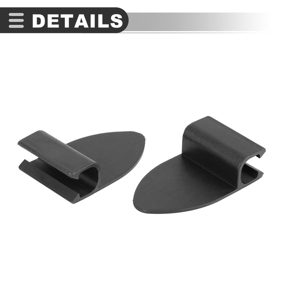 Universal Car Floor Mat Clip Plastic Black 30 PCS Anti-Slip Retainer ...