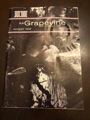 Alcoholics Anonymous AA Grapevine Magazine August 1992 | eBay