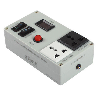 1Set Precision Digital Enlarger Timer With Foot Switch Darkroom Photo ...