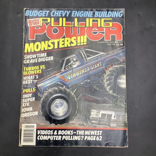 *Vintage May 1987 Pulling Power Monster Jam Truck Bigfoot 4x4 Magazine ...