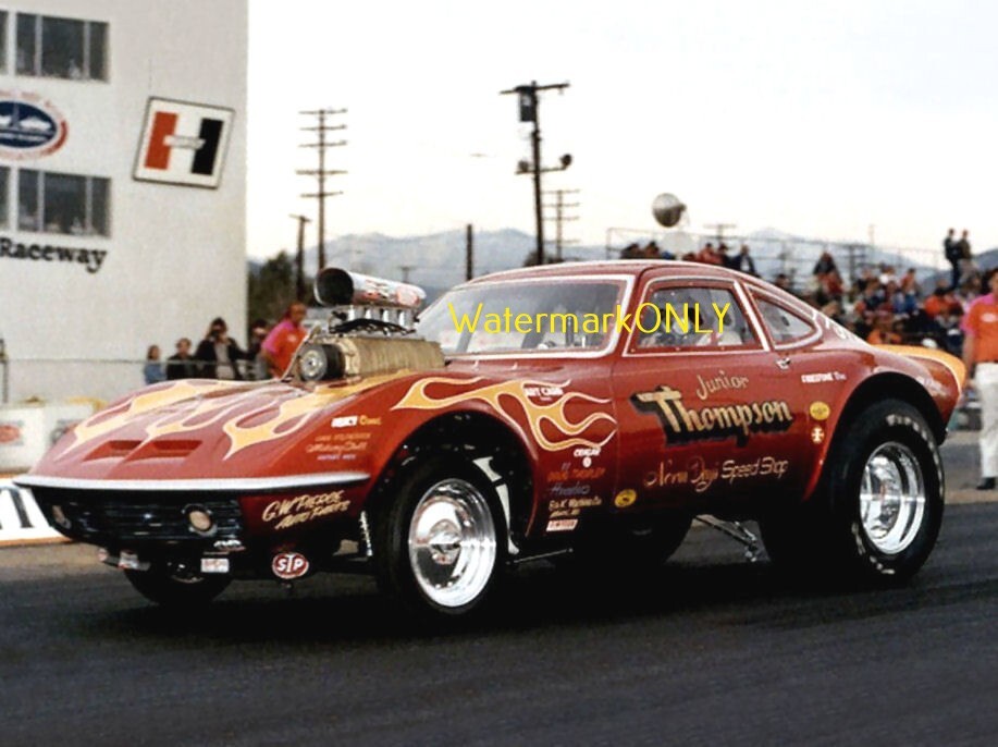 "Jr. Thompson" "Kandy Apple Red" Opel GT AA/Gasser PHOTO! #(1) | eBay
