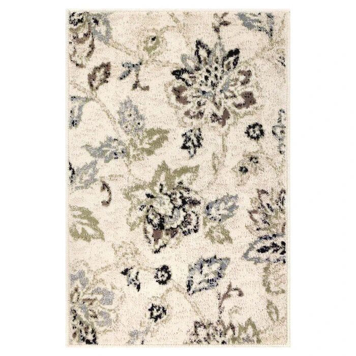 Jacobean Floral Traditional Farmhouse Indoor Large Area Rugs Or Runner ...