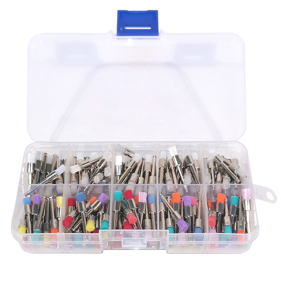 200Pcs Dental Nylon Materials Closure Flat Polishing Prophylaxis ...