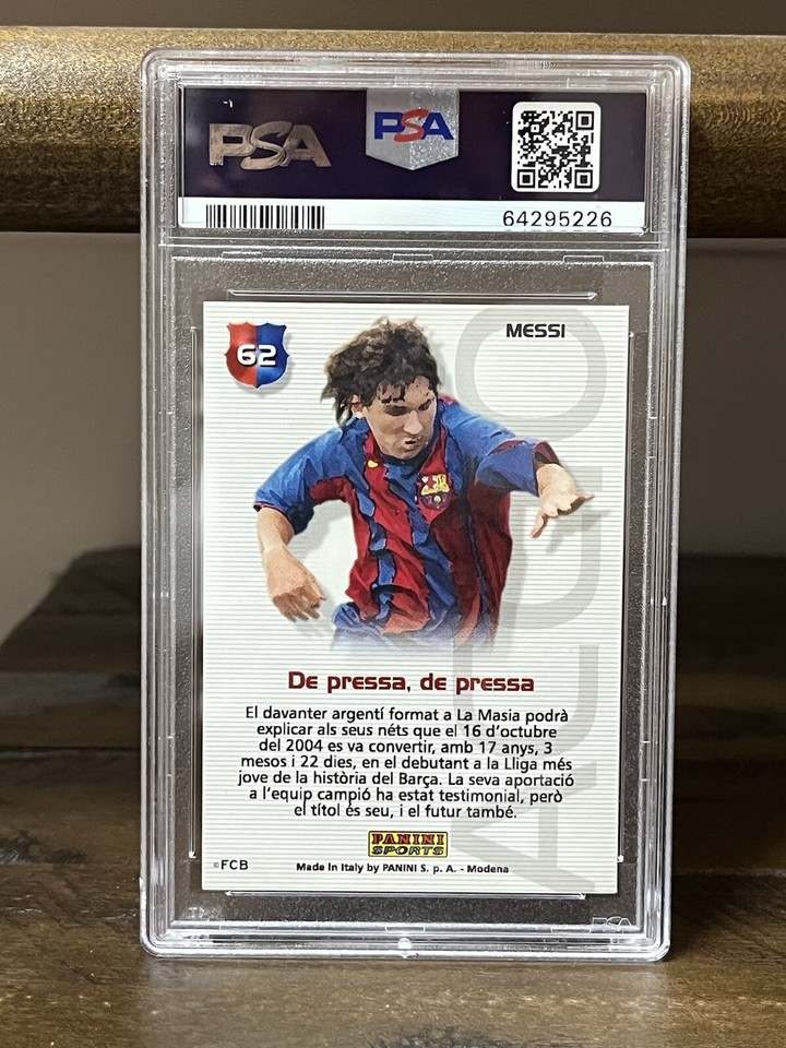 2004 Panini SPORTS Mega Cracks Barca Campio No. 62 Lionel Messi Rookie ...