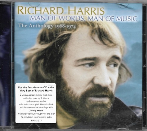 Richard Harris - Anthology 1968-1974 Man Of Words, Man Of Music RARE CD ...