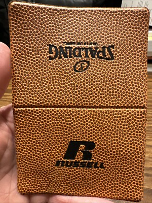 Spalding Basketball Individual Business Card Folder Holder | eBay