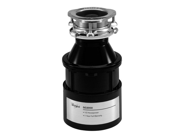 Whirlpool GC2000PE - in Sink Garbage Disposal With Power Cord 1/2 HP ...