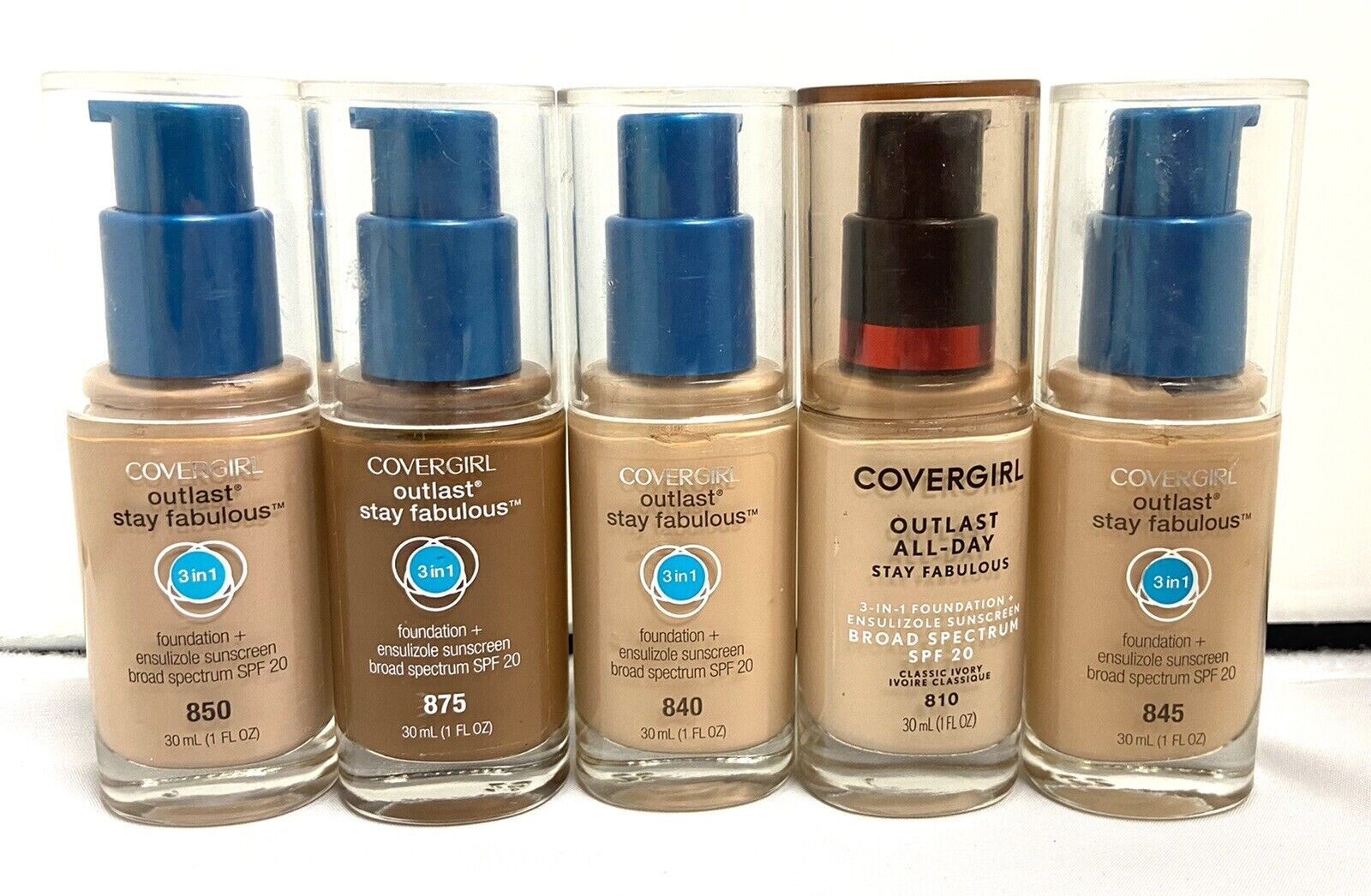 Covergirl 3 In 1 Foundation Swatches