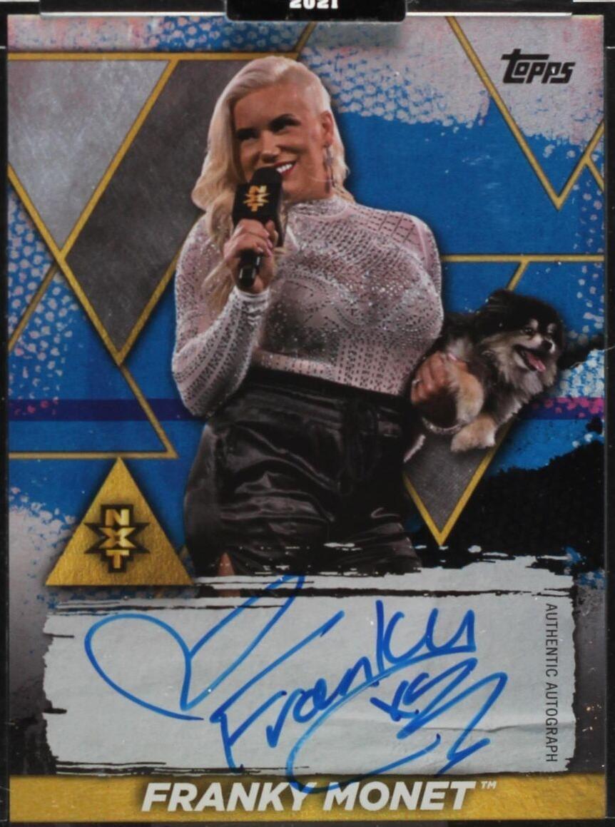2021 Topps WWE Fully Loaded - Future Stars Autographs Franky Monet #S ...