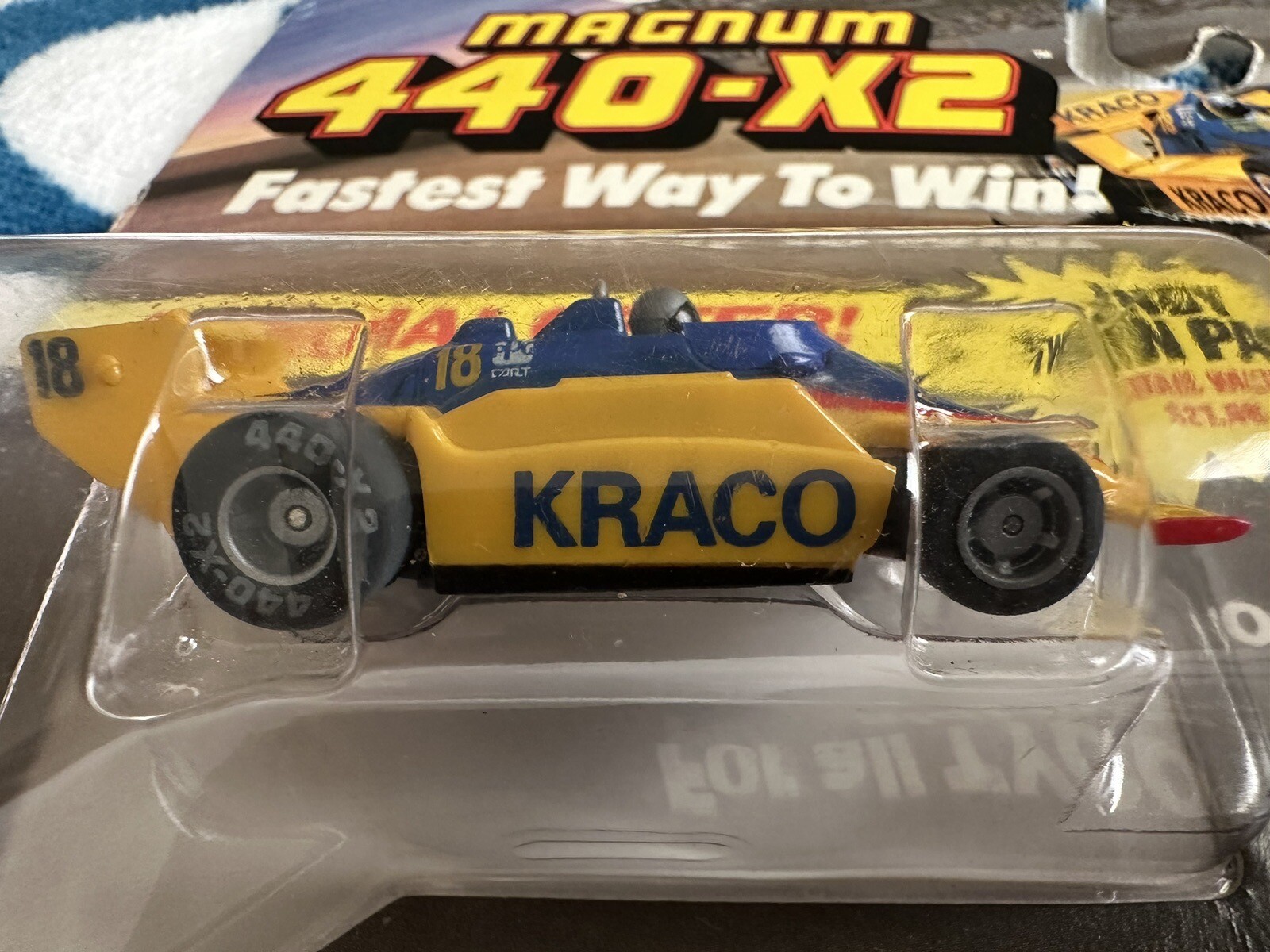 TYCO MAGNUM 440-X2 1987 INDY KRACO 18 electric racing HO slot car | eBay