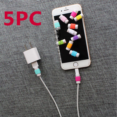 5Pcs Charger Cable Saver Protector for iPhone 5s 5 6 Plus 6S 6S Plus | eBay