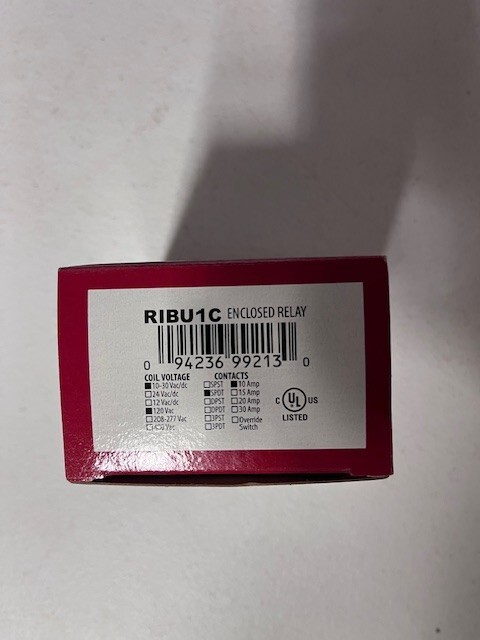 NEW RIB Functional Devices RIBU1C Enclosed Relay 10 Amp | eBay