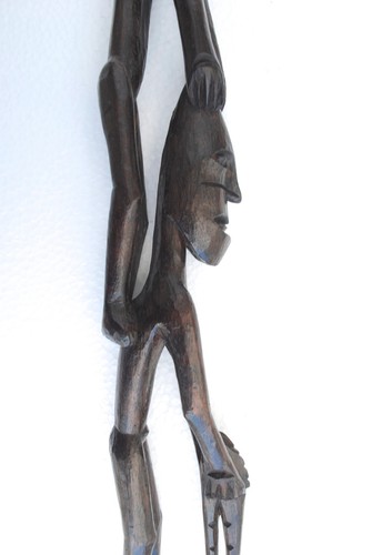 Asmat Female Figures with Hornbill Tribal Artifact from Papua New ...
