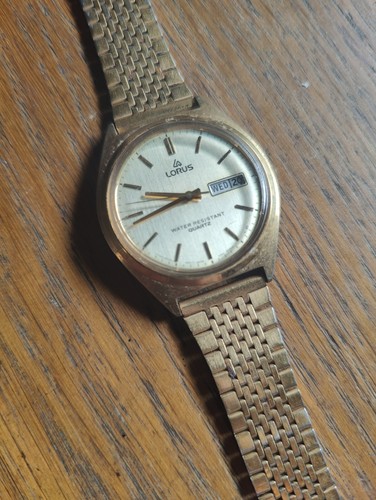 Vintage Lorus Quartz Gents Watch Y143-8050 - Needs Battery | eBay UK