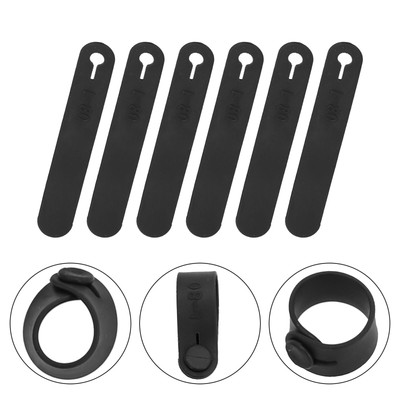 6pcs Universal Motorcycle Rubber Band Frame Securing Cable Ties Wiring ...