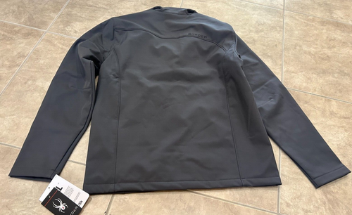 SPYDER Transport Soft Shell Frontier Jacket Polar Gray Men's M Medium ...