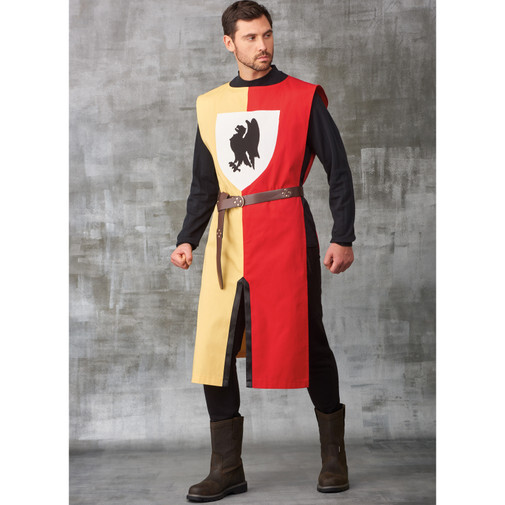 SIMPLICITY Sewing Pattern 9775 Men's Costume Tabard, Capes, Shield ...