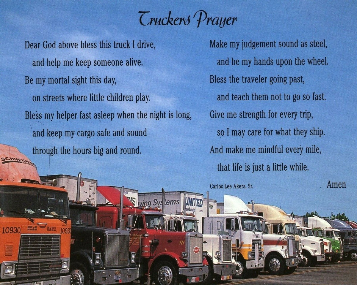 Truckers Poem