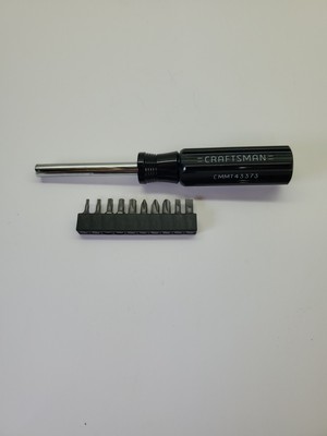 Craftsman Magnetic Screwdriver With Bit Set CMMT 43373 | eBay