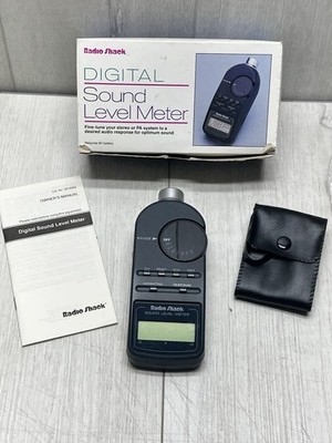 Radio Shack Realistic Digital Sound Level Meter 33-2055 - Tested ...