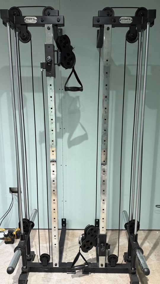 Primal Strength Personal Series Cable Crossover Gym Machine Tower Pair ...