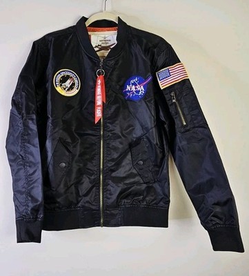 NASA 100th Space Shuttle Mission Bomber Jacket Mens Large Asstseries ...