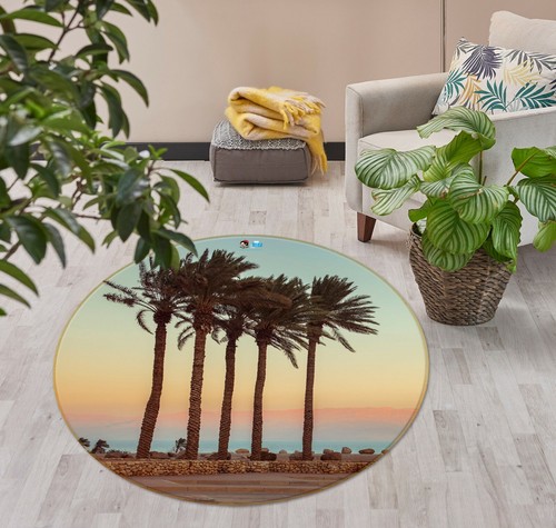 3D Coconut Tree ZHUA414 Game Non Slip Rug Mat Photo Carpet Assaf Frank ...