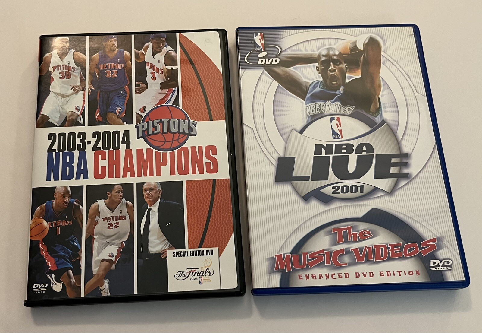 NBA DVD LOT Includes 2003-2004 NBA Champions: Detroit Pistons & NBA ...